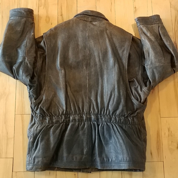 New River Sports | Jackets & Coats | Heavy Leather Warm Jacket New ...